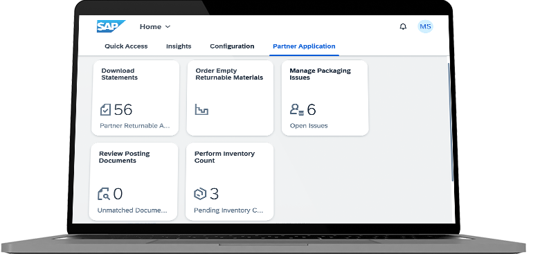 SAP Returnable Packaging Management