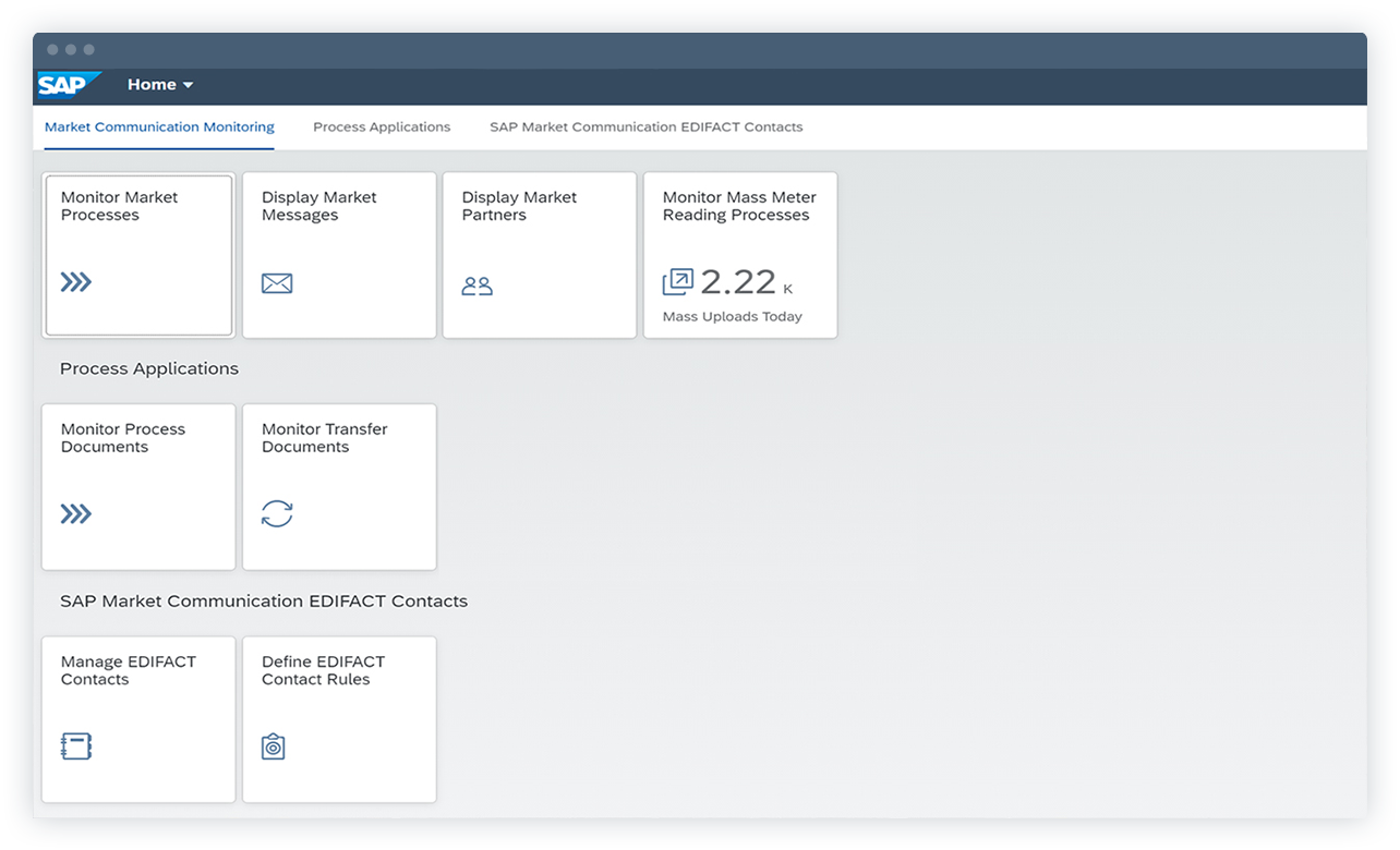 SAP Market Communication for Utilities