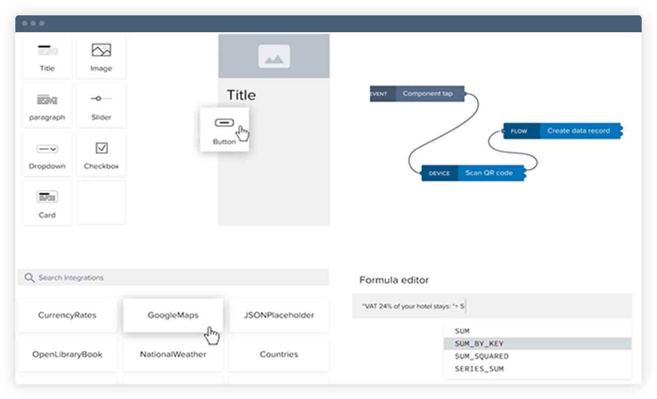 Quick-start service for SAP Build Apps