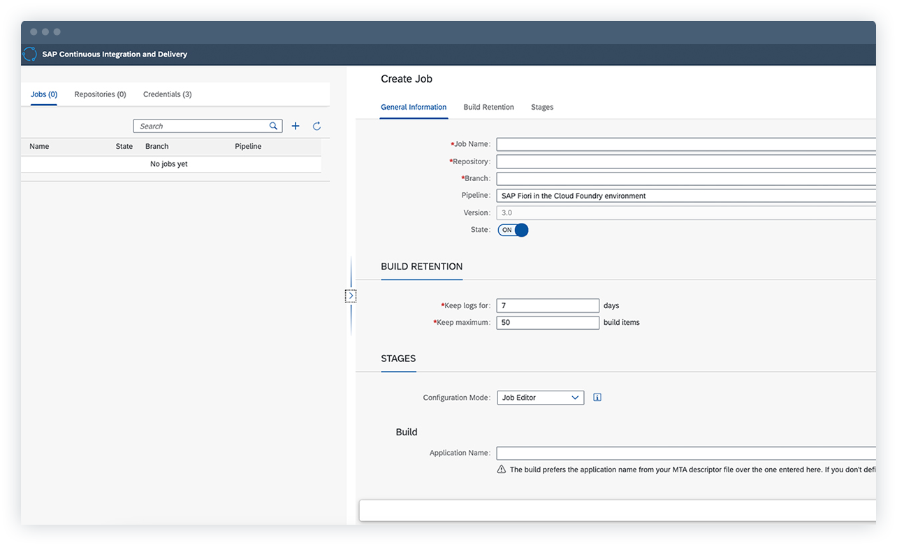 SAP Continuous Integration and Delivery SAP Continuous Integration and Delivery