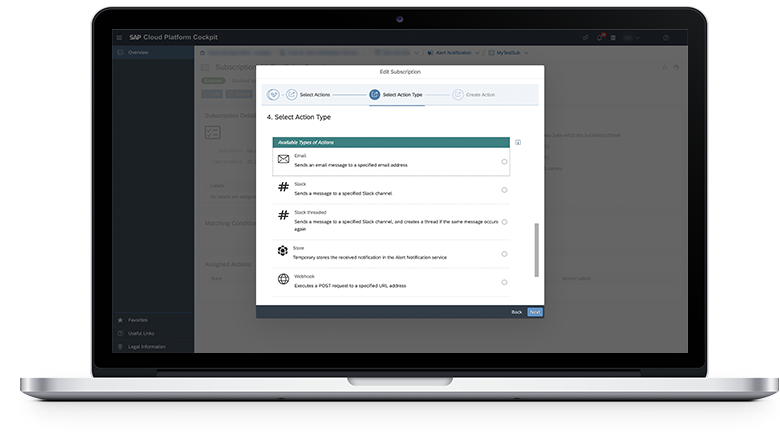 SAP Alert Notification Service for SAP BTP