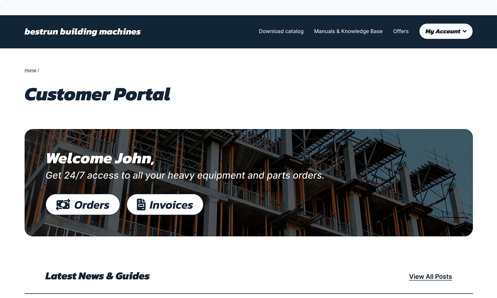 SAP B2B Self-Service Portal