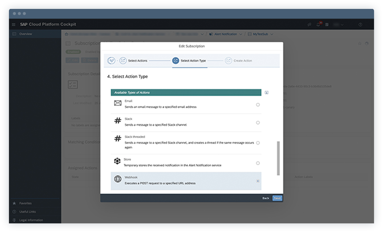 SAP Alert Notification Service for SAP BTP
