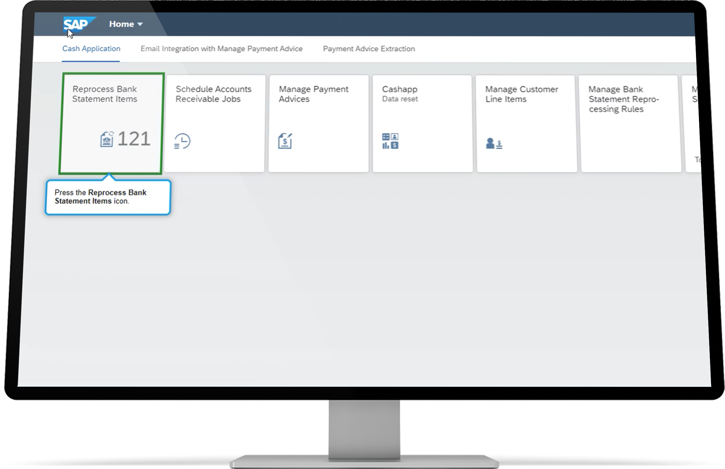 Quick-start service for SAP Cash Application