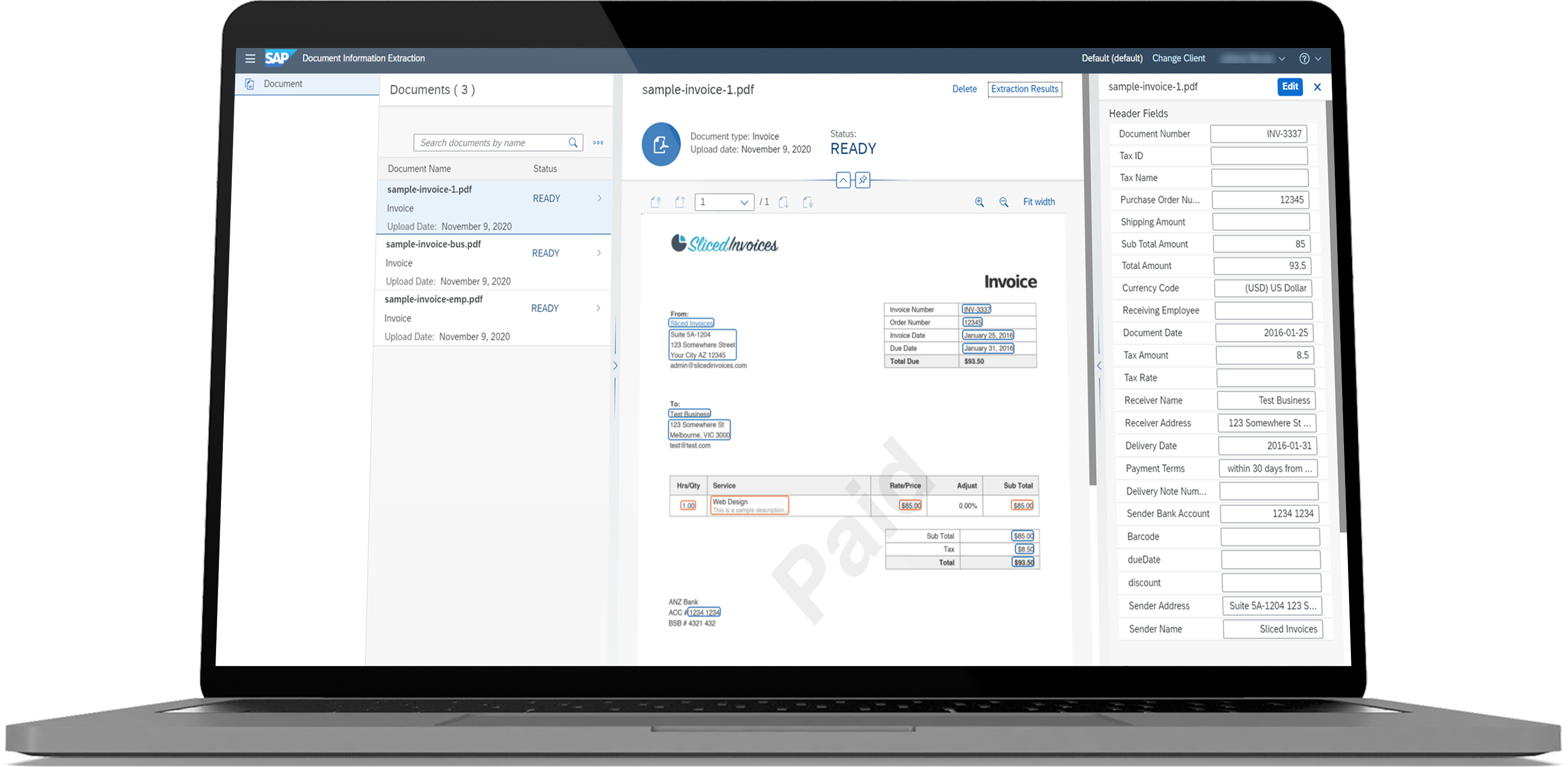 Document Information Extraction