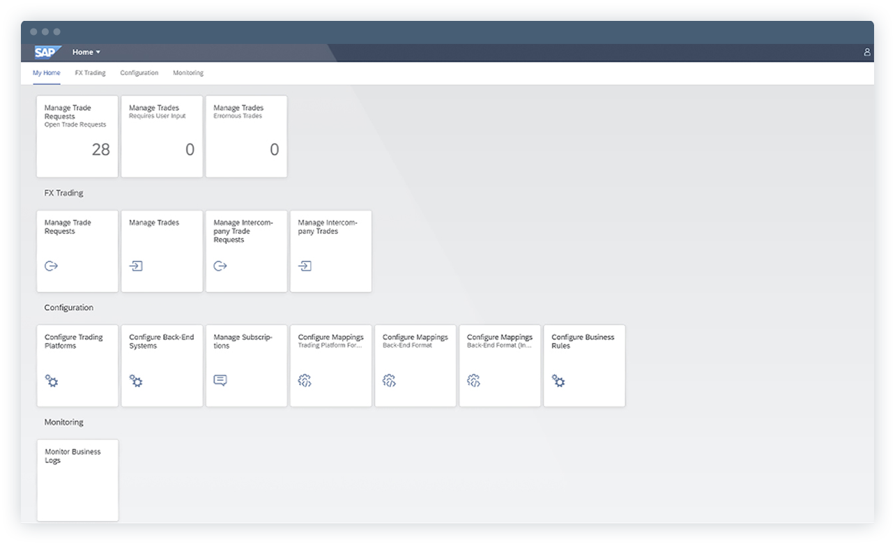 SAP Trading Platform Integration