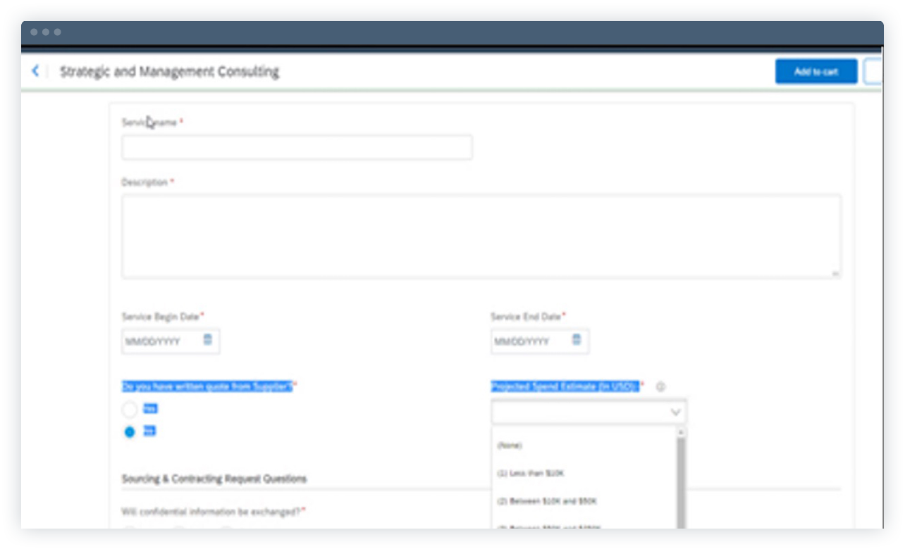 Quick-start service for guided buying for SAP Ariba Buying and SAP Ariba Buying and Invoicing