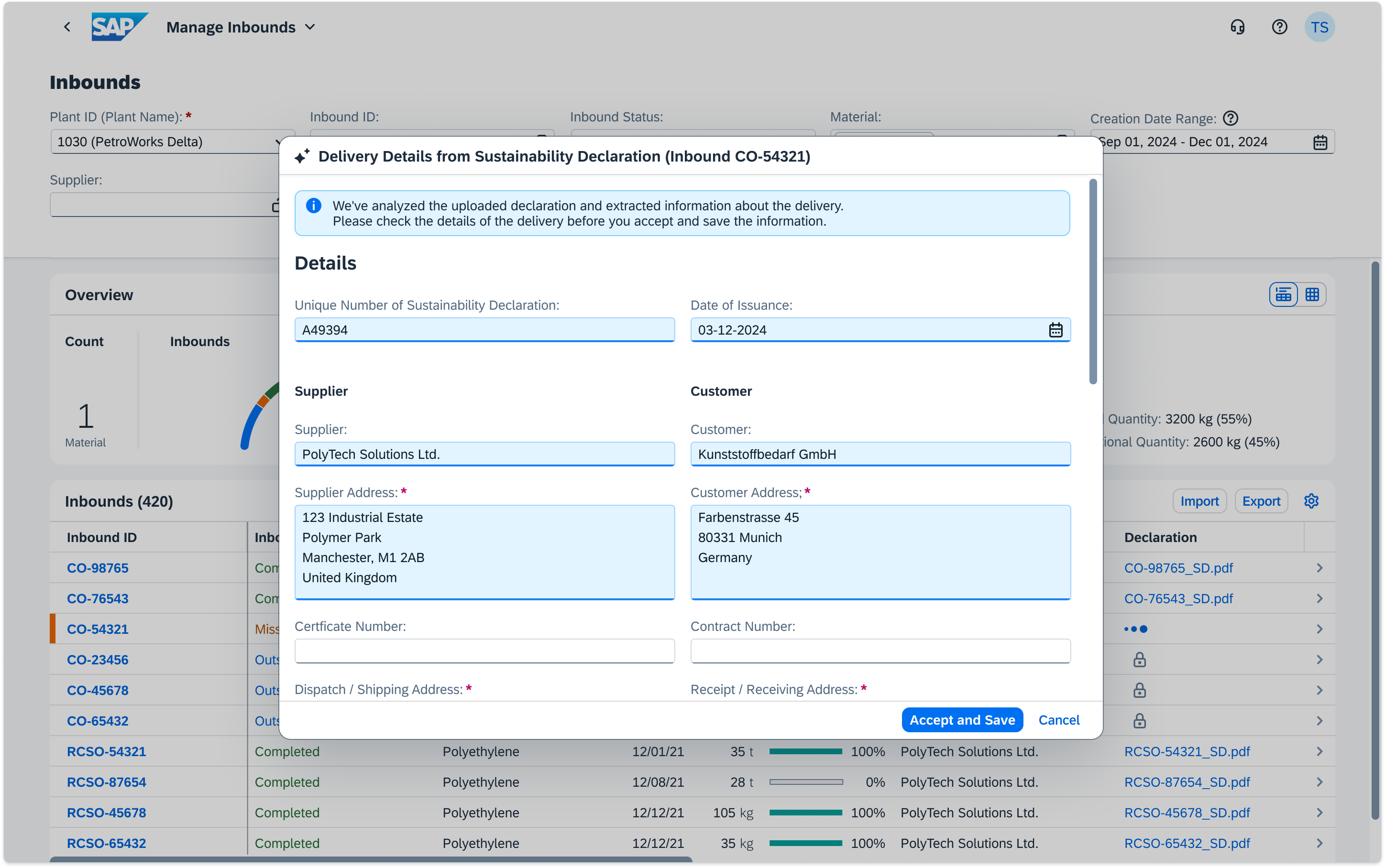 SAP Discovery Center