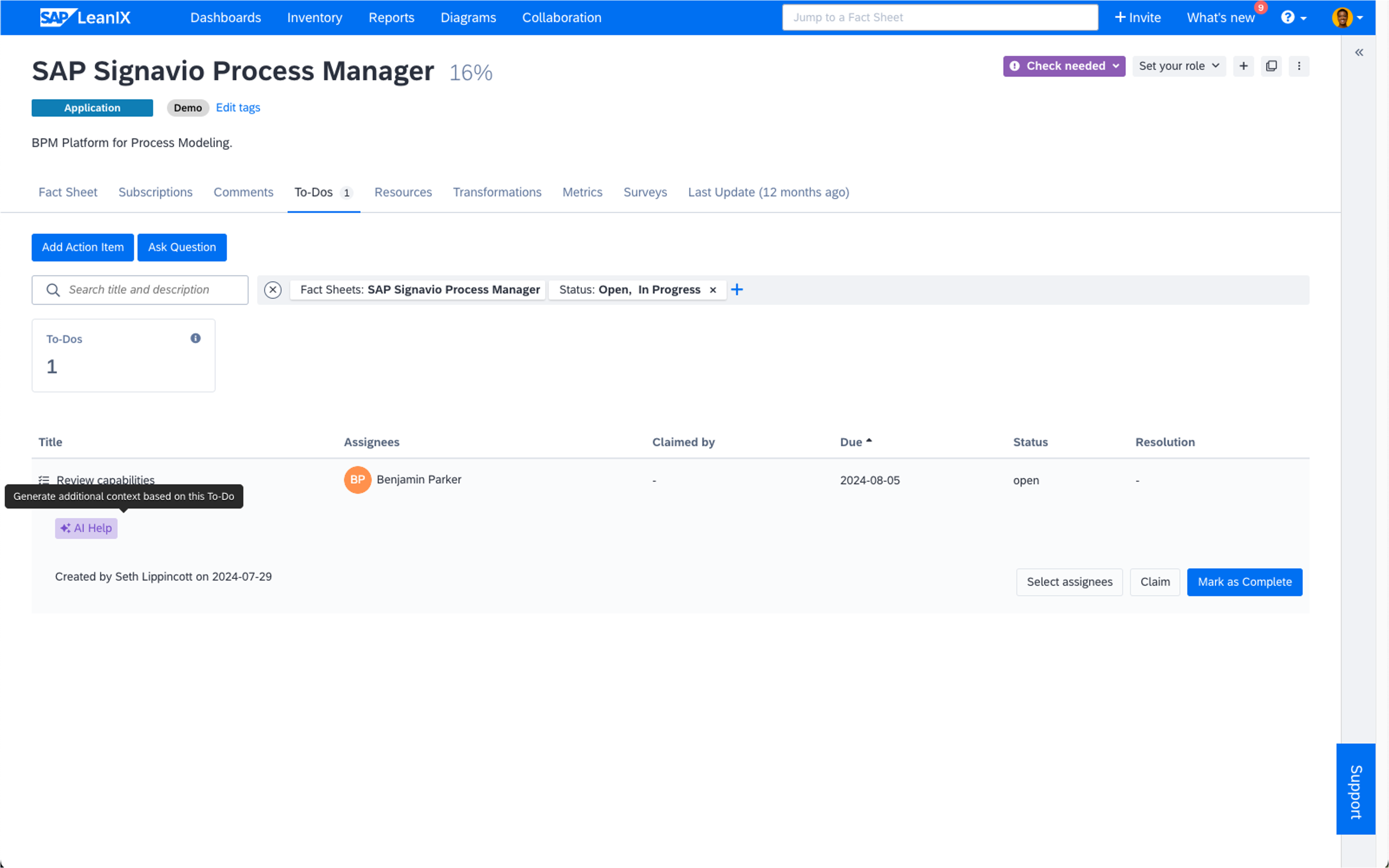 SAP Discovery Center