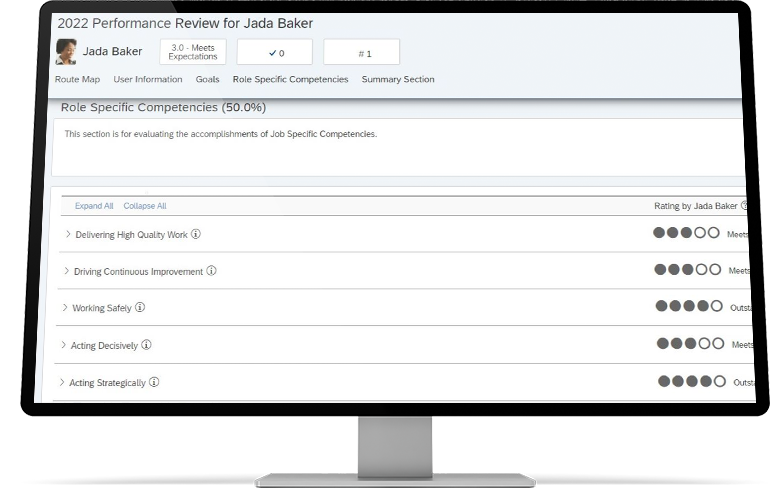 Accelerated deployment service for SAP SuccessFactors Performance & Goals