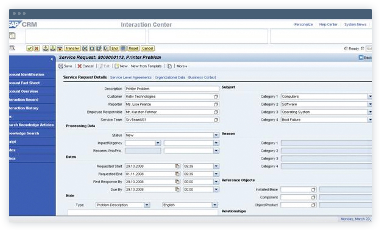 Crm Transformation Assessment Service For Sap Customer Experience