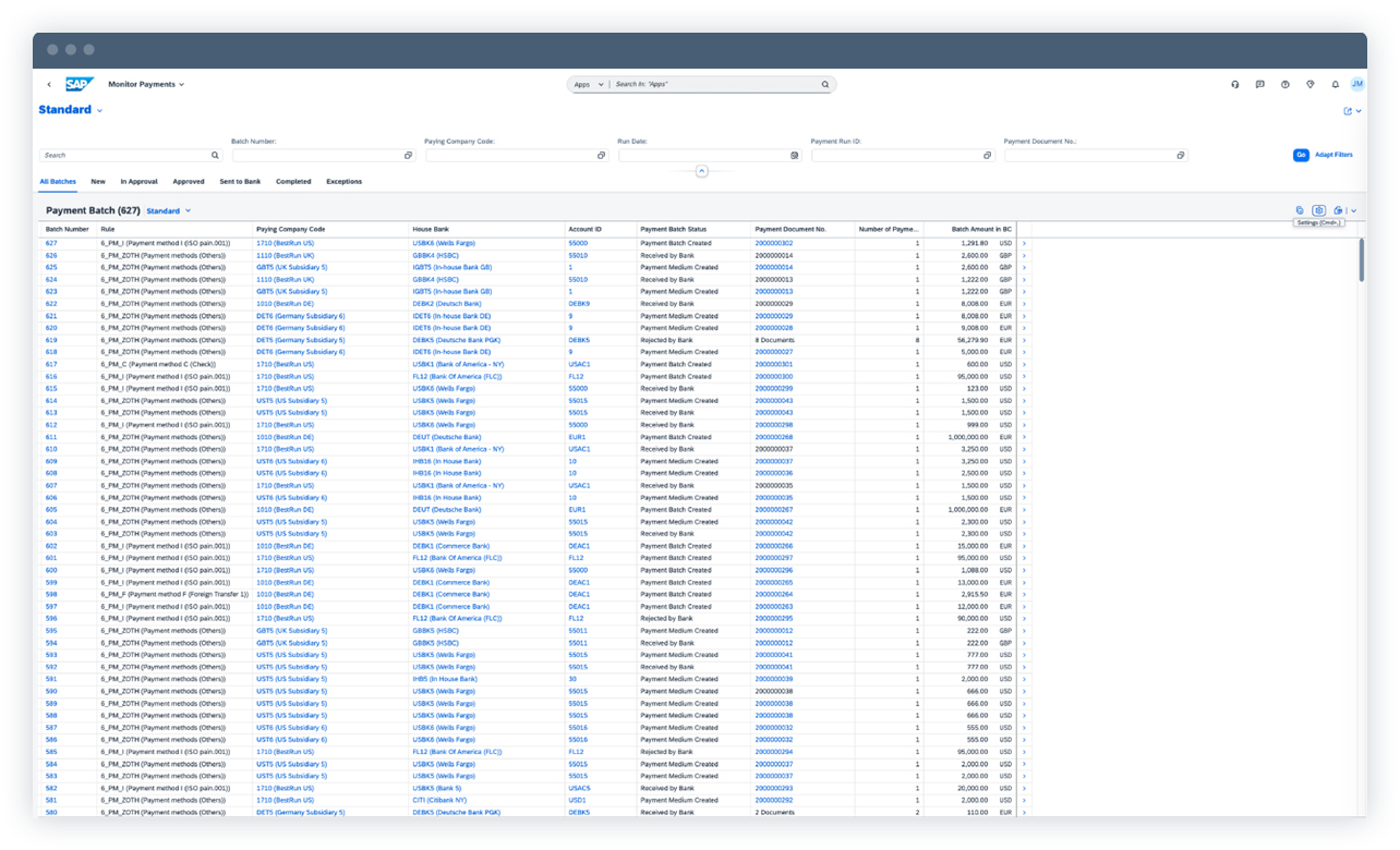 SAP Multi-Bank Connectivity, option for SWIFTRef banking data