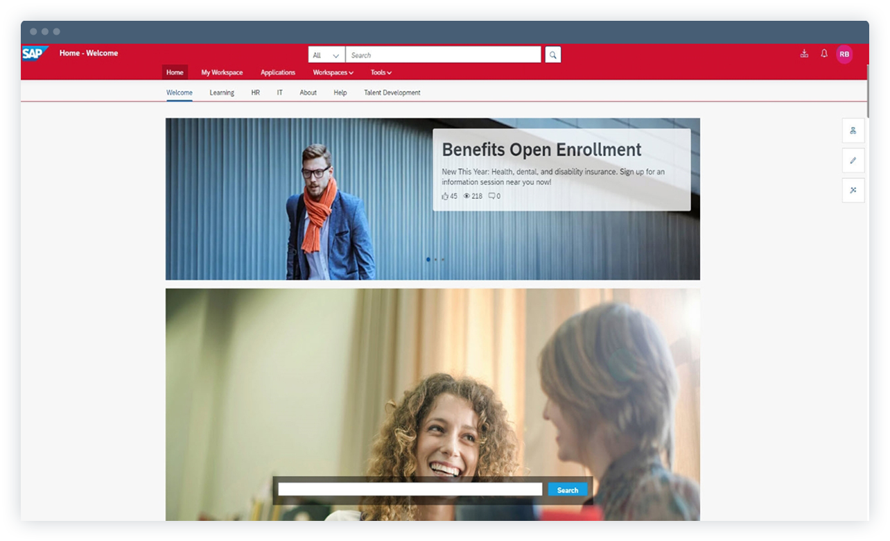 Accelerated deployment service for SAP SuccessFactors Work Zone