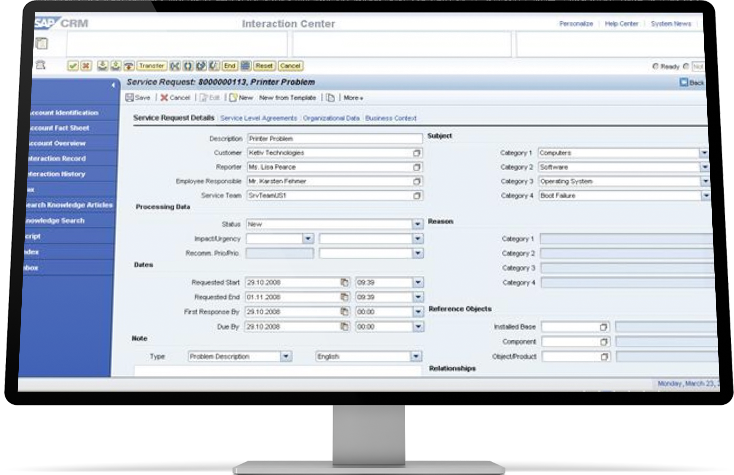 CRM transformation assessment service for SAP Customer Experience